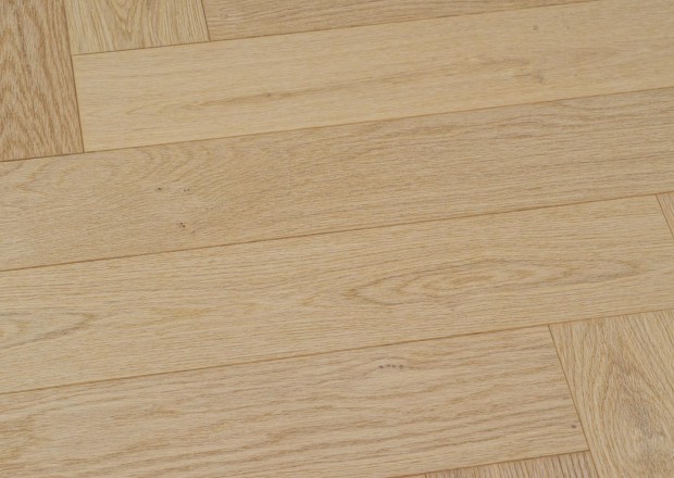Parquet chêne contrecollé BRUT Bâton Rompu brut Select support HDF ...