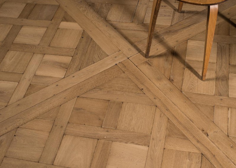 Parquet Chêne Damier brut - La Parqueterie Nouvelle